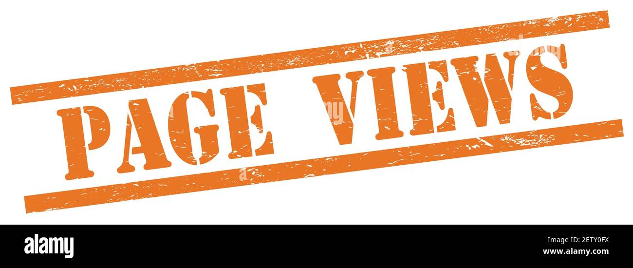 Page views word hi-res stock photography and images - Alamy