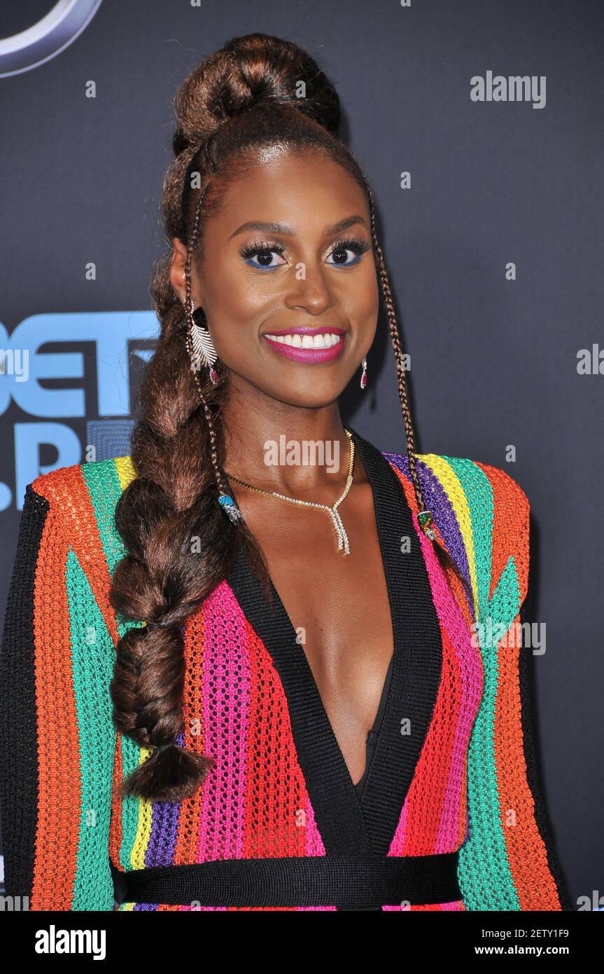 Issa Rae at the 2017 BET Awards held at Microsoft Theater on June 25 ...