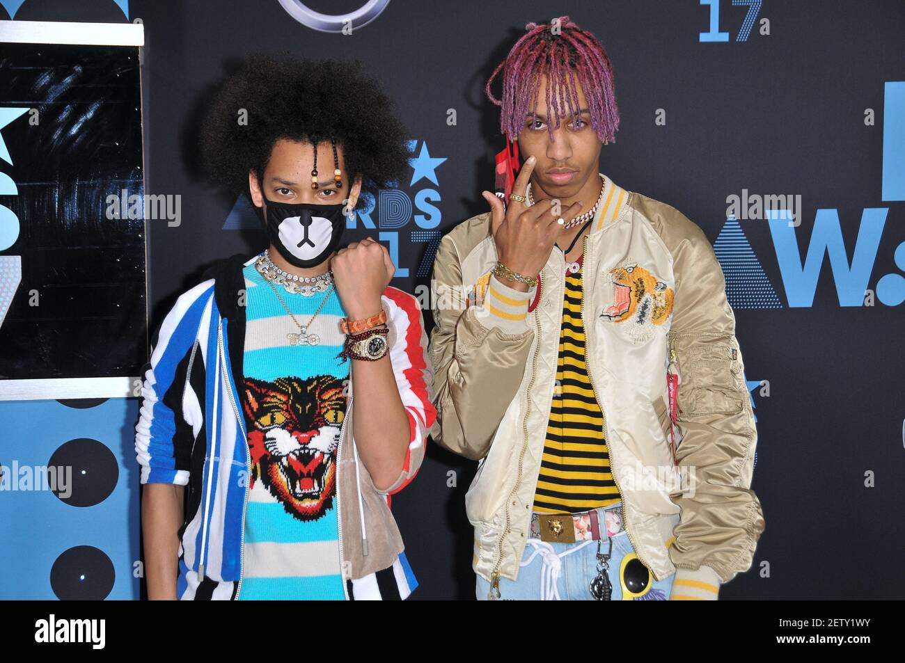 Ayo & Teo at the 2017 BET Awards held at Microsoft Theater on June 25 ...