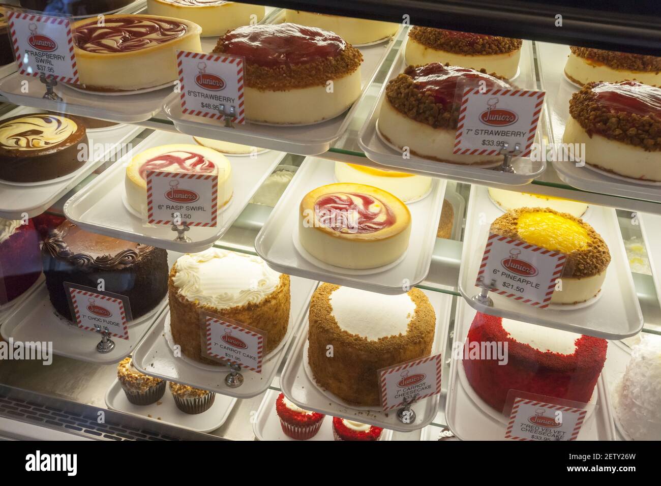 Display of cheesecakes at the ceremonial ribbon cutting of the second ...