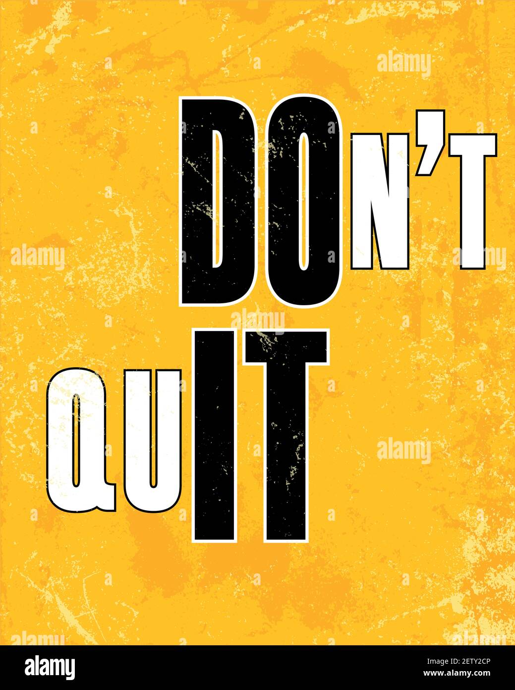 Don quit Stock Vector Images - Alamy