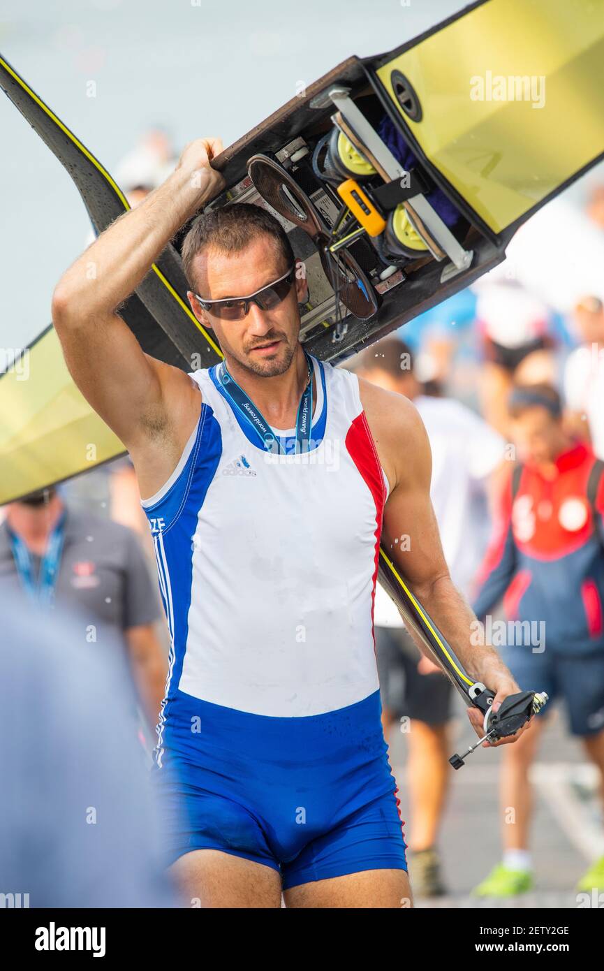 Linz, Austria, Thursday, 29th Aug 2019, FISA World Rowing Championship ...