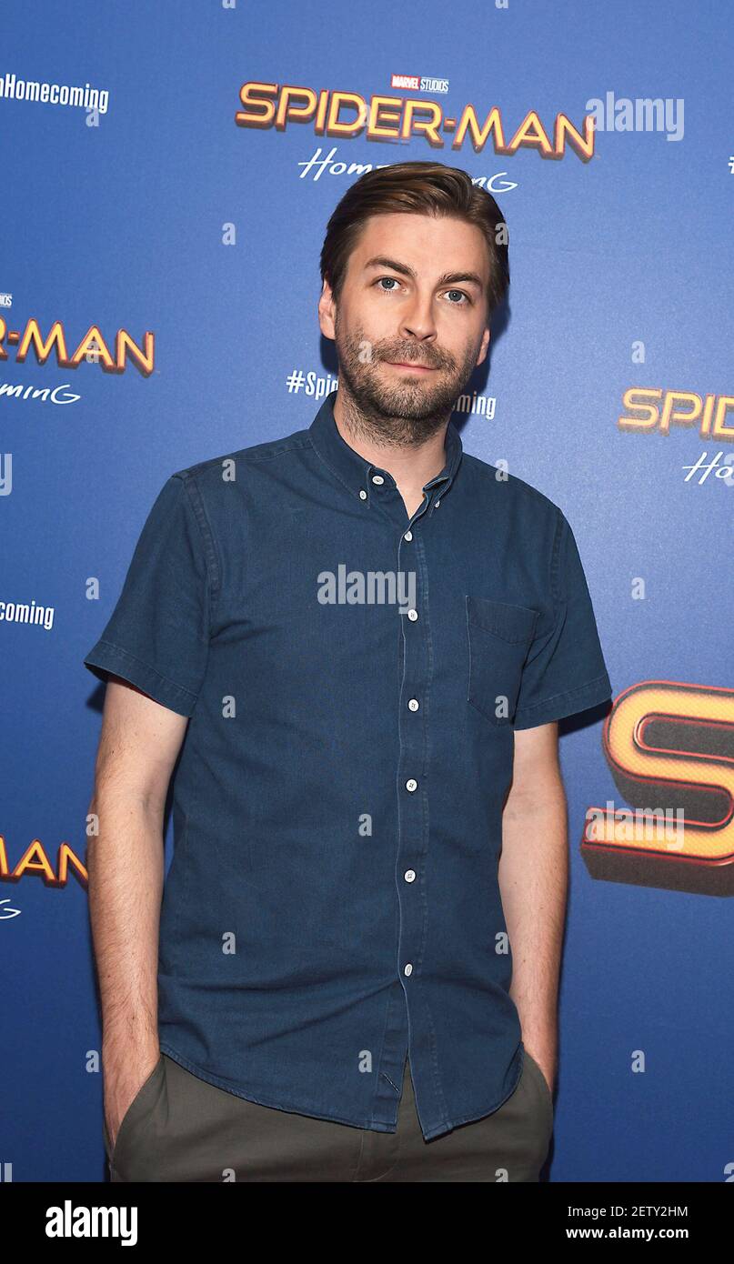Director Jon Watts attends the "Spiderman-Man: Homecoming" screening on ...