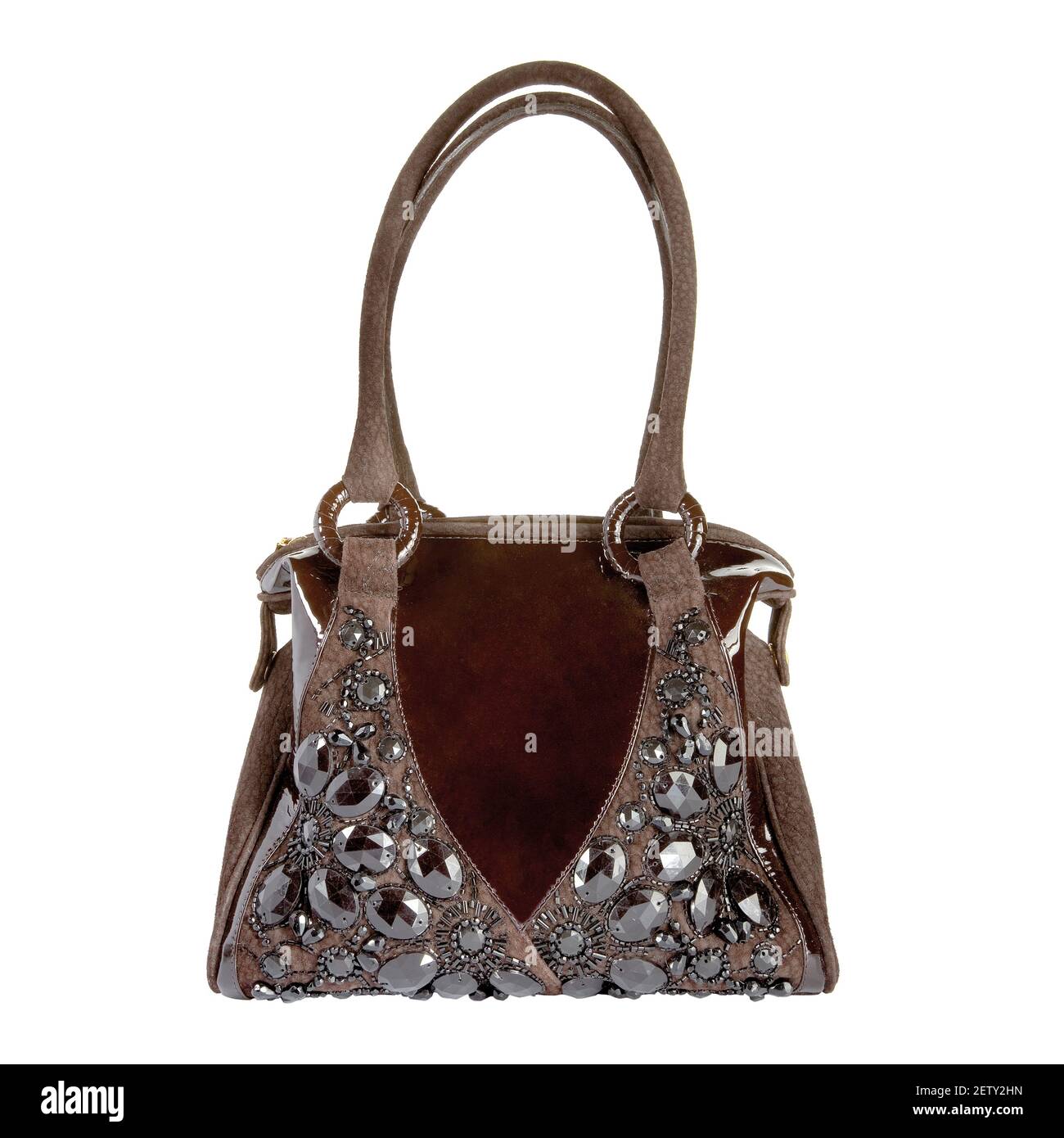 Fashionable and stylish walking handbag for woman. Studio shoot Stock ...