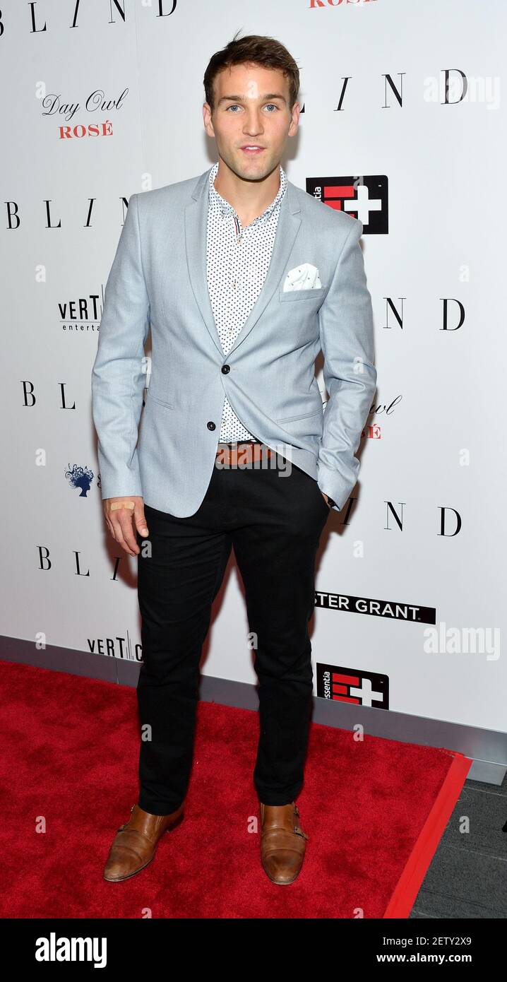 Actor Drew Moerlein attends the NY premiere of Blind at the Landmark ...