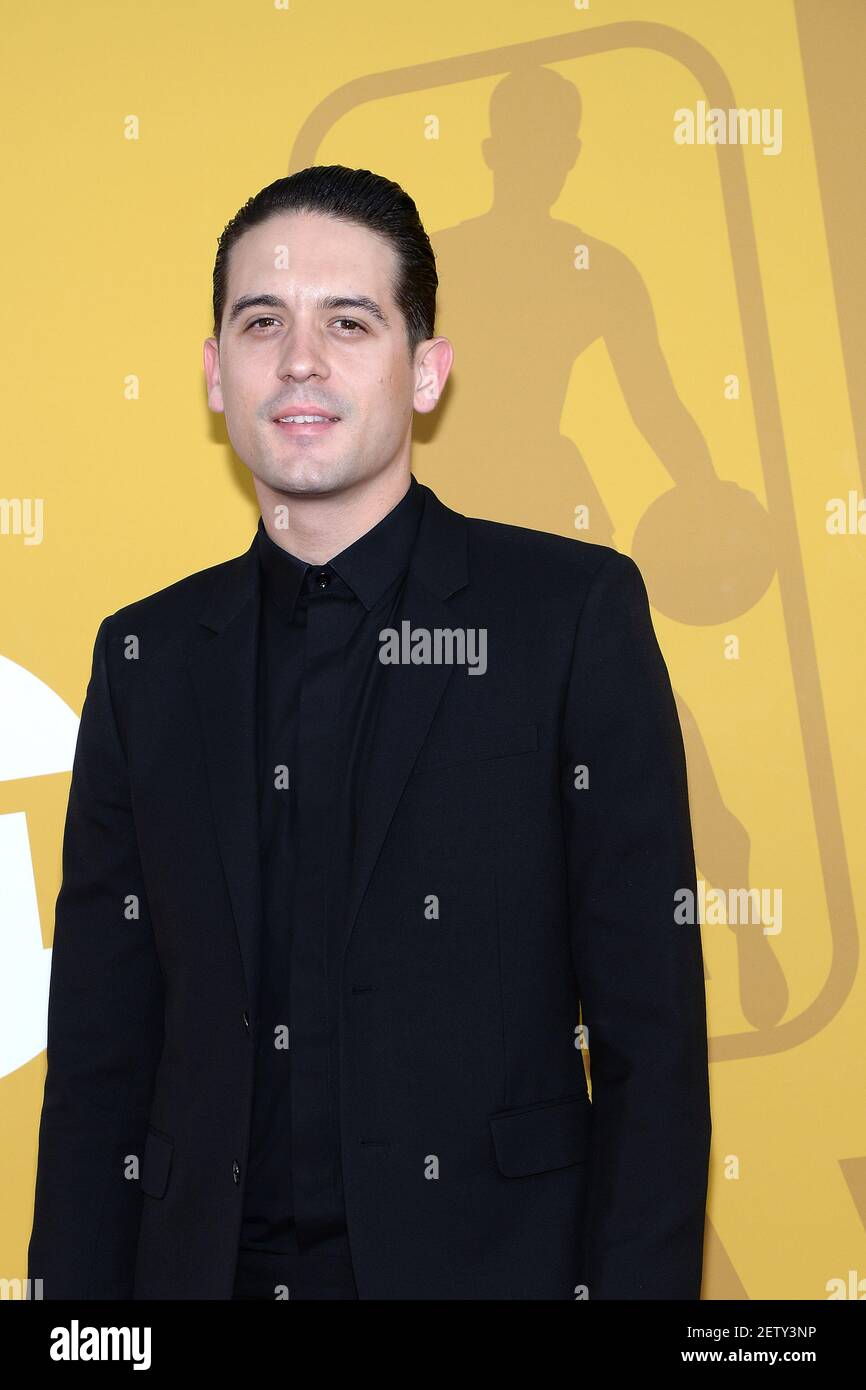 Rapper G-Eazy, Gerald Earl Gillum, attends the 2017 NBA Awards Live on ...