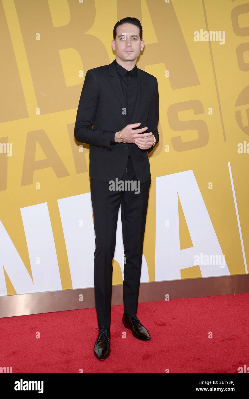 Rapper G-Eazy, Gerald Earl Gillum, attends the 2017 NBA Awards Live on ...