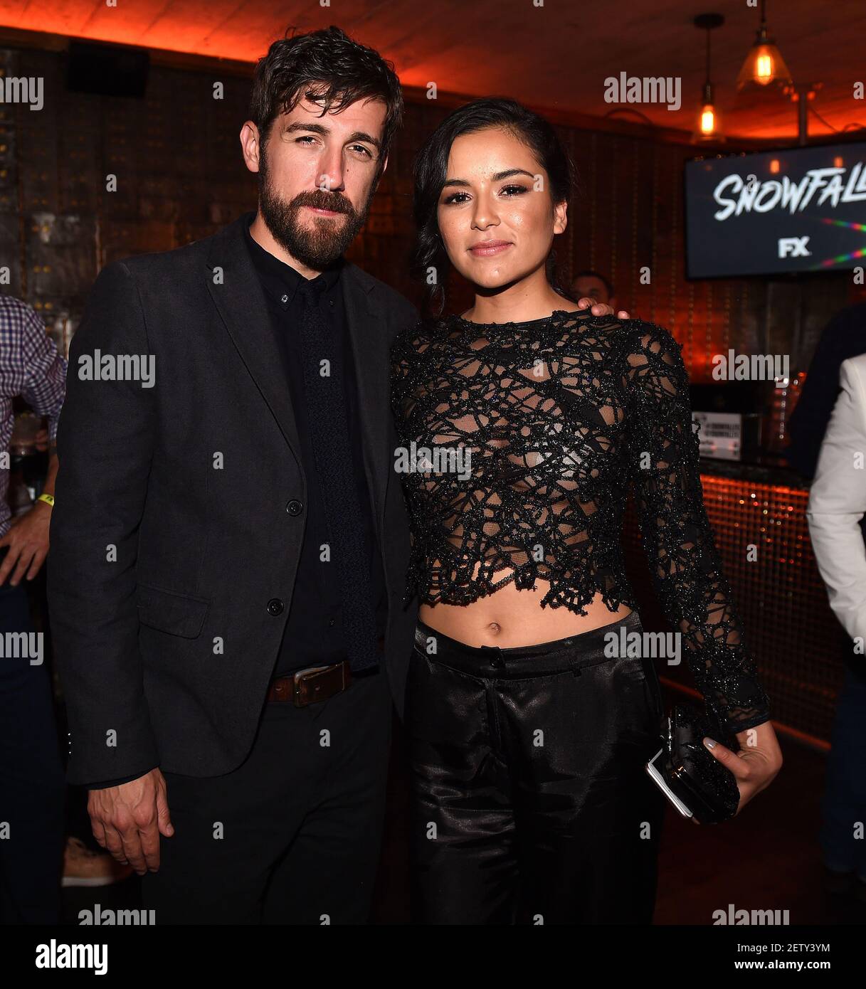 Los Angeles June 26 Carter Hudson And Emily Rios Attend Fx Networks And Fx Productions