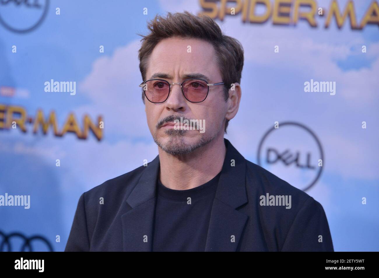 Robert Downey Jr arrives at the "Spider-Man: Homecoming" Los Angeles ...