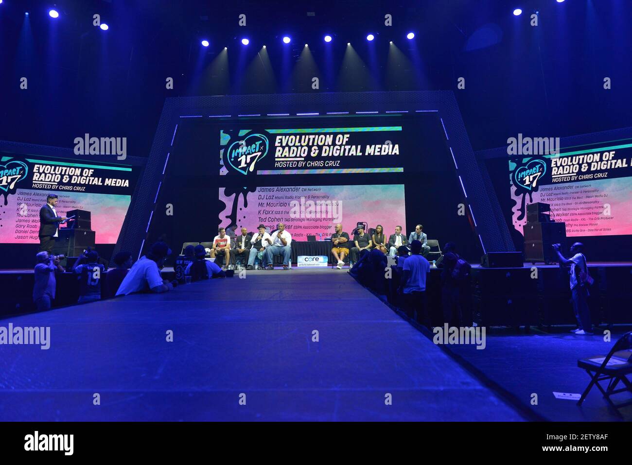 CORAL GABLES, FL - JUNE 29: Daniel Dennehy, James Walker, Ted Cohen, DJ ...
