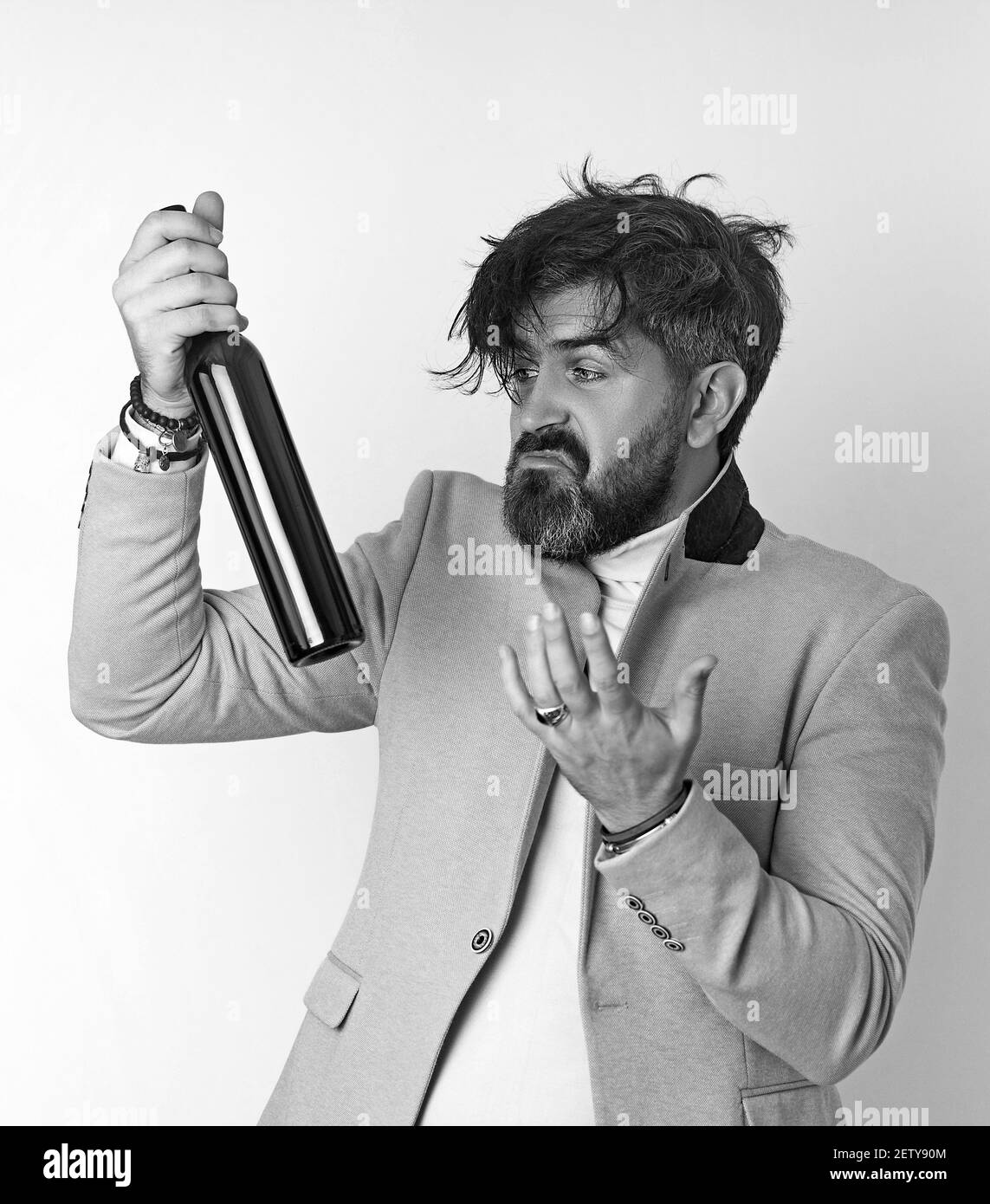 Alcohol abuse Black and White Stock Photos & Images - Alamy