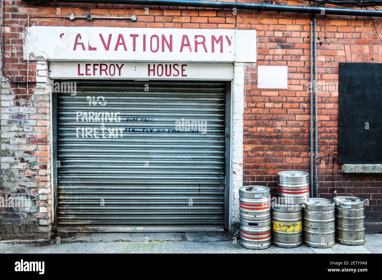 Closed down Salvation Army Hostel, Lefroy House in back streets of ...