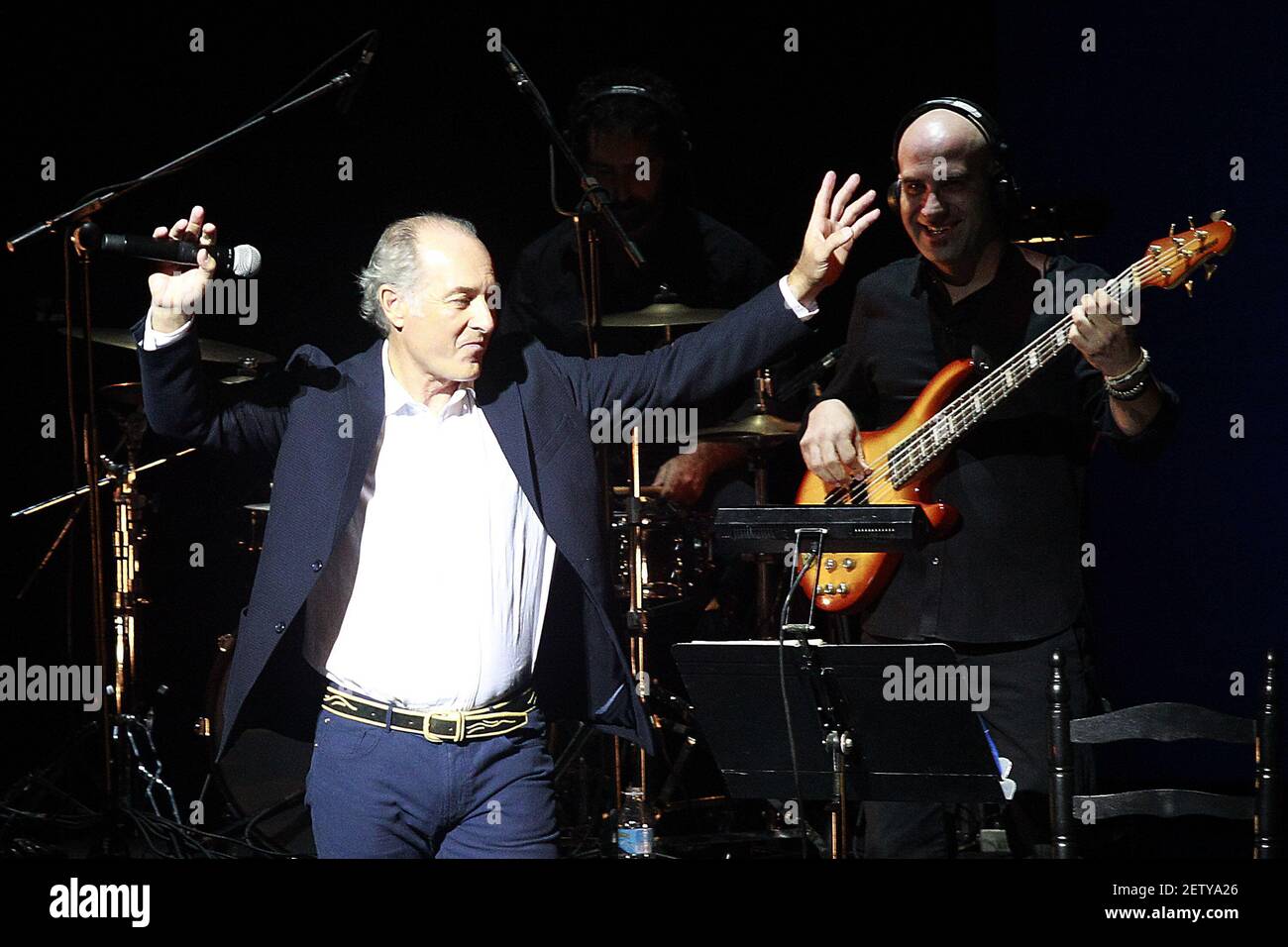 Spanish singer Jose Manuel Soto in concert. July 2, 2017. (Photo by ...