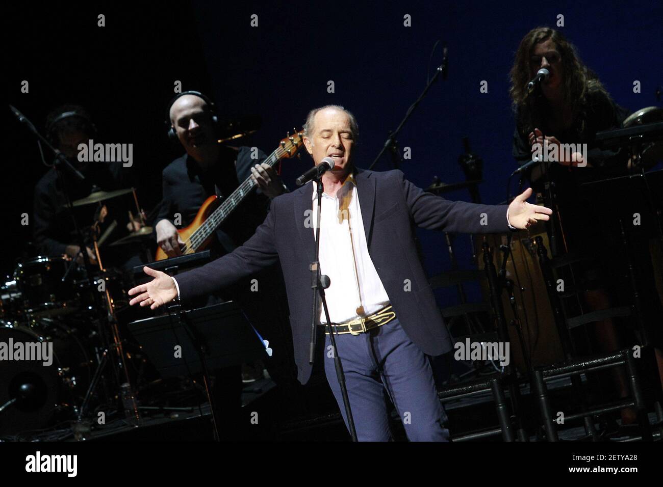 Spanish singer Jose Manuel Soto in concert. July 2, 2017. (Photo by ...