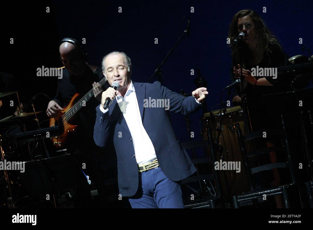 Spanish singer Jose Manuel Soto in concert. July 2, 2017. (Photo by ...