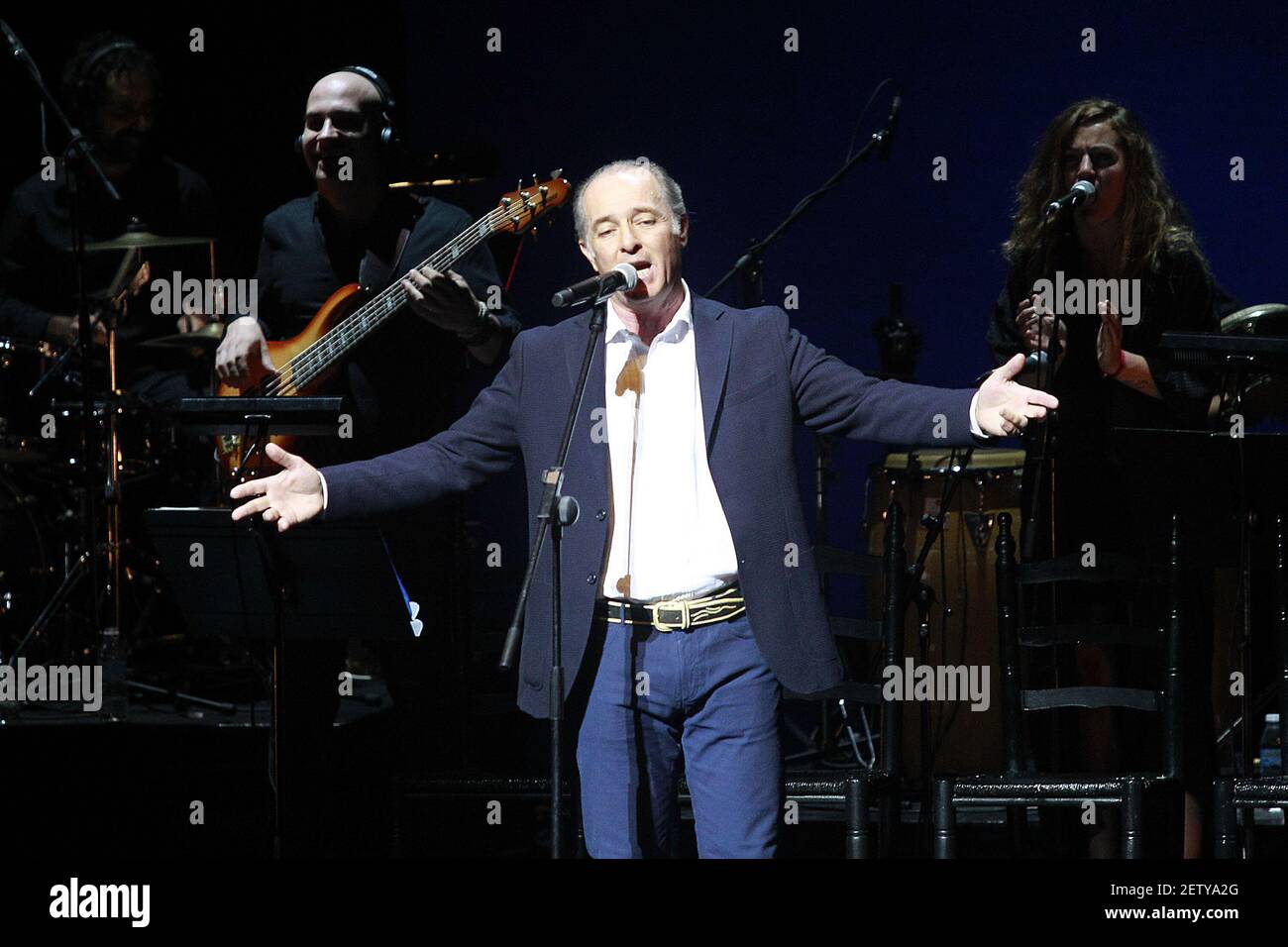 Spanish singer Jose Manuel Soto in concert. July 2, 2017. (Photo by ...