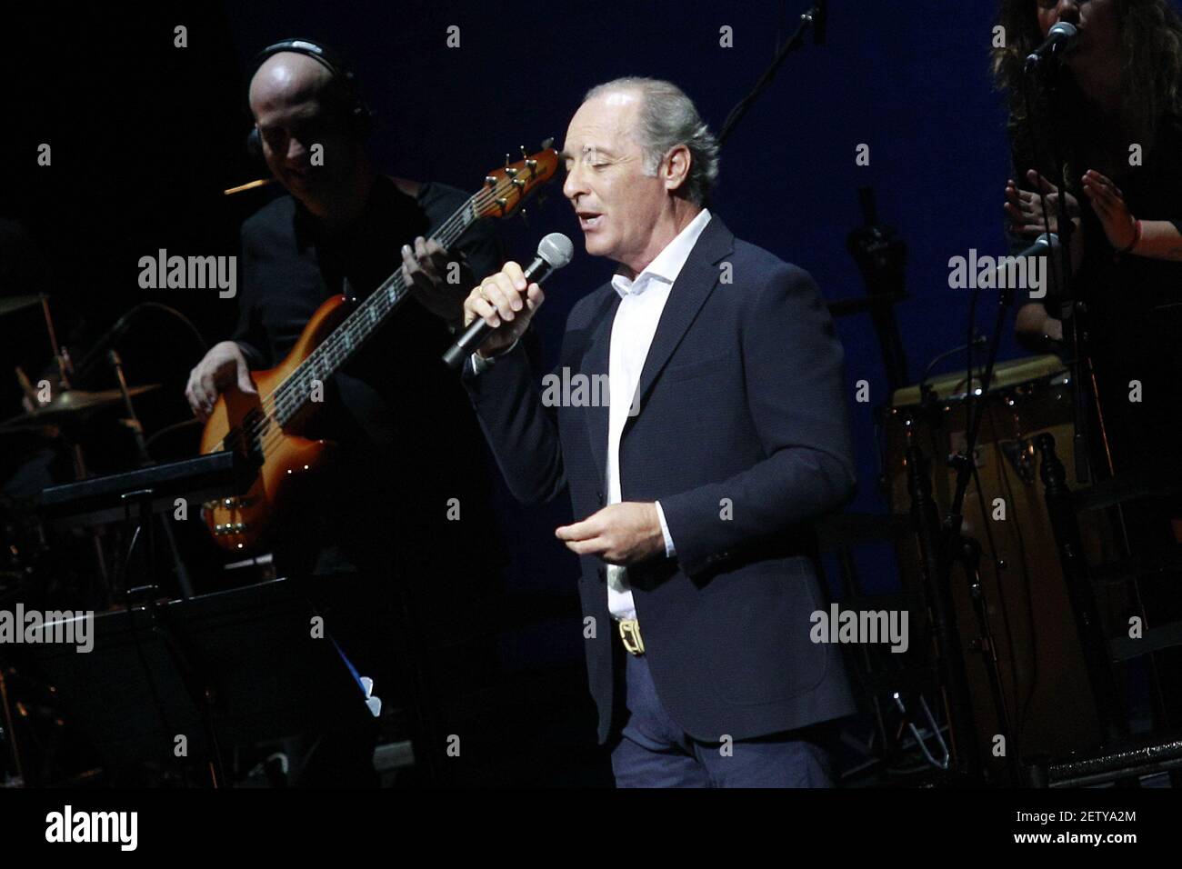 Spanish singer Jose Manuel Soto in concert. July 2, 2017. (Photo by ...
