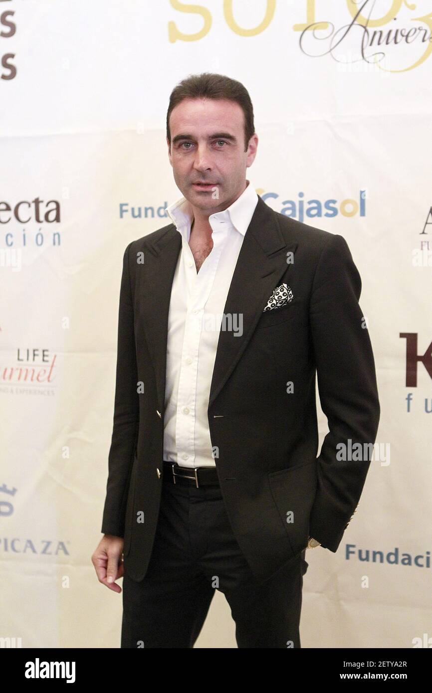Spanish bullfighter Enrique Ponce during the photocall of the concert ...