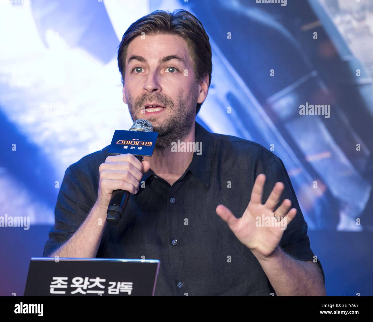 3 July 2017 - Seoul, South Korea : Director Jon Watts, attends a press ...