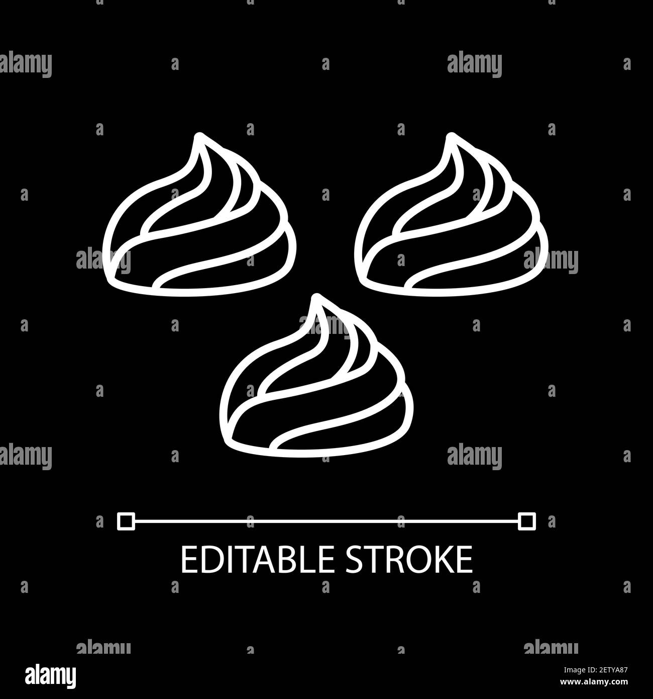 Cake piece white linear Stock Vector Images - Alamy