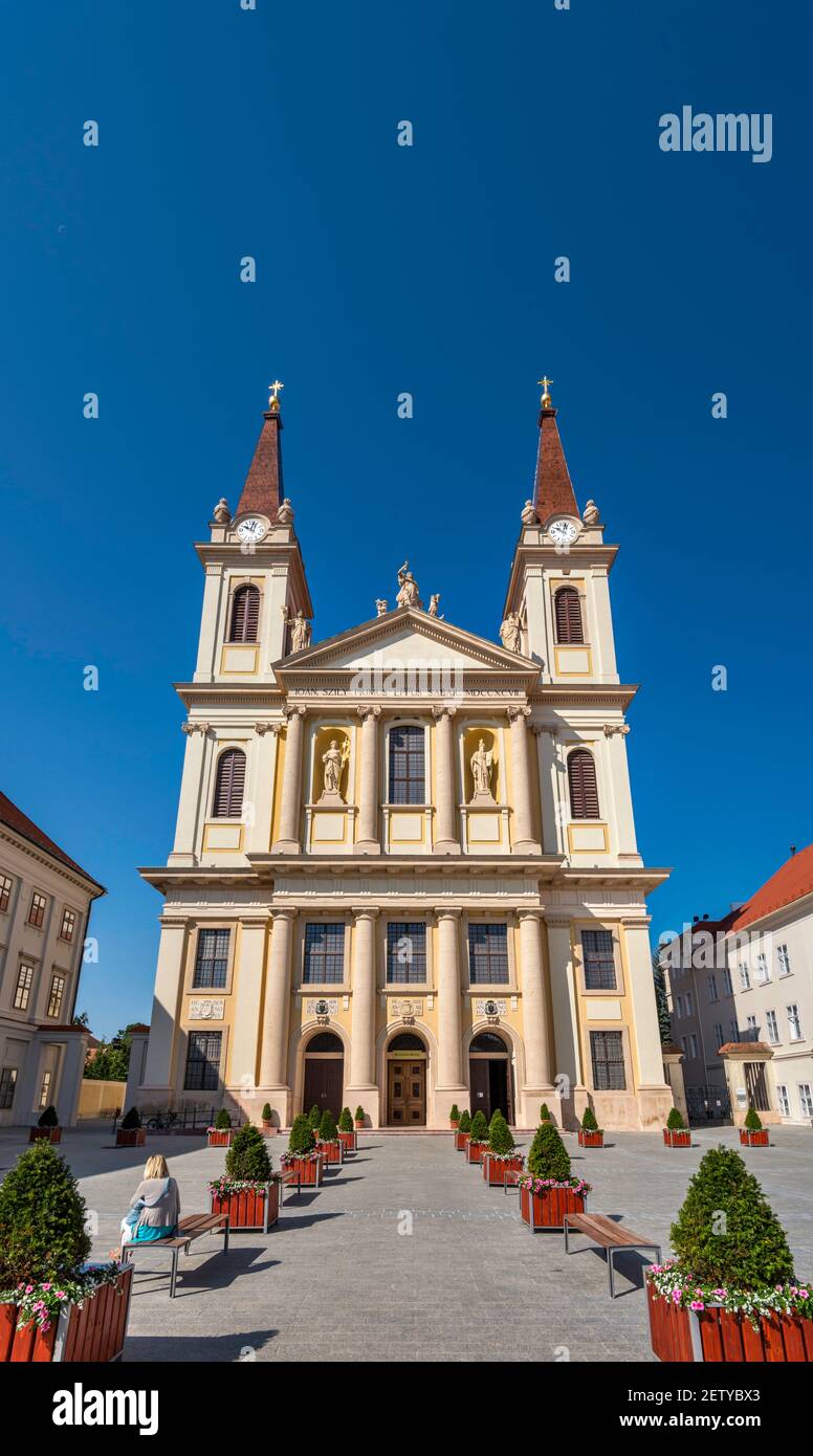 Cathedral, 1797, in Szombathely, Western Transdanubia, Hungary, Central ...