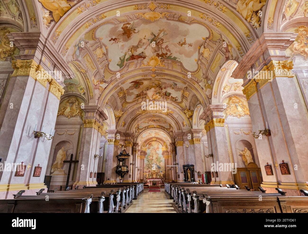 Baroque interior design hi-res stock photography and images - Alamy