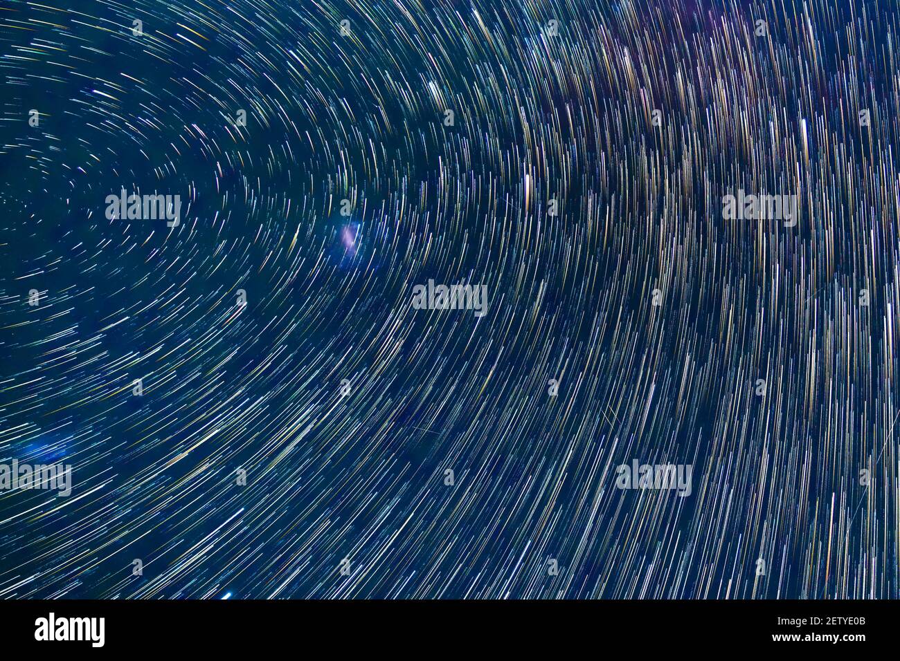 A natural swirl and circular pattern with the stars moving around the ...