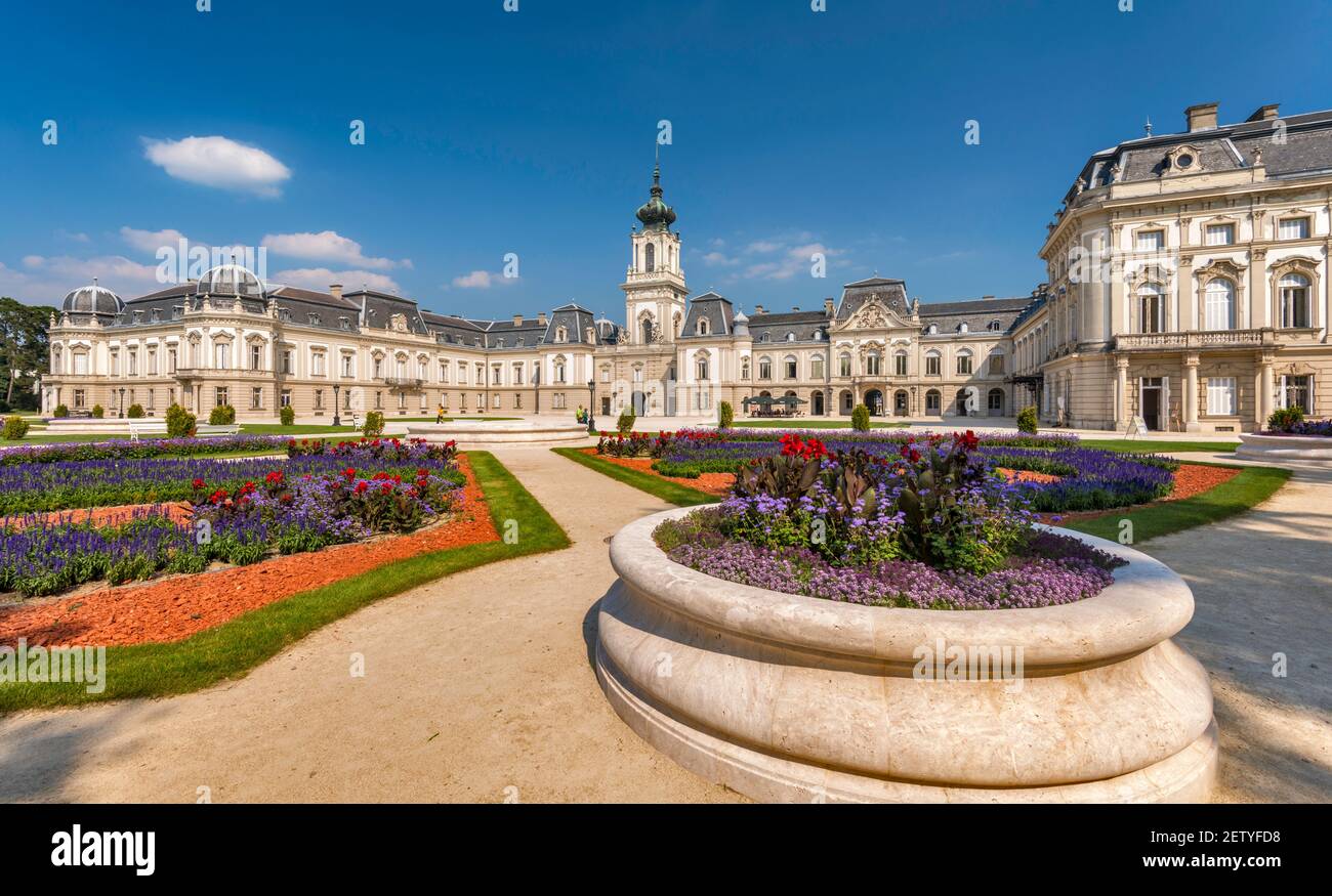 Festetics Palace, Baroque style, housing Helikon Palace Museum, in ...