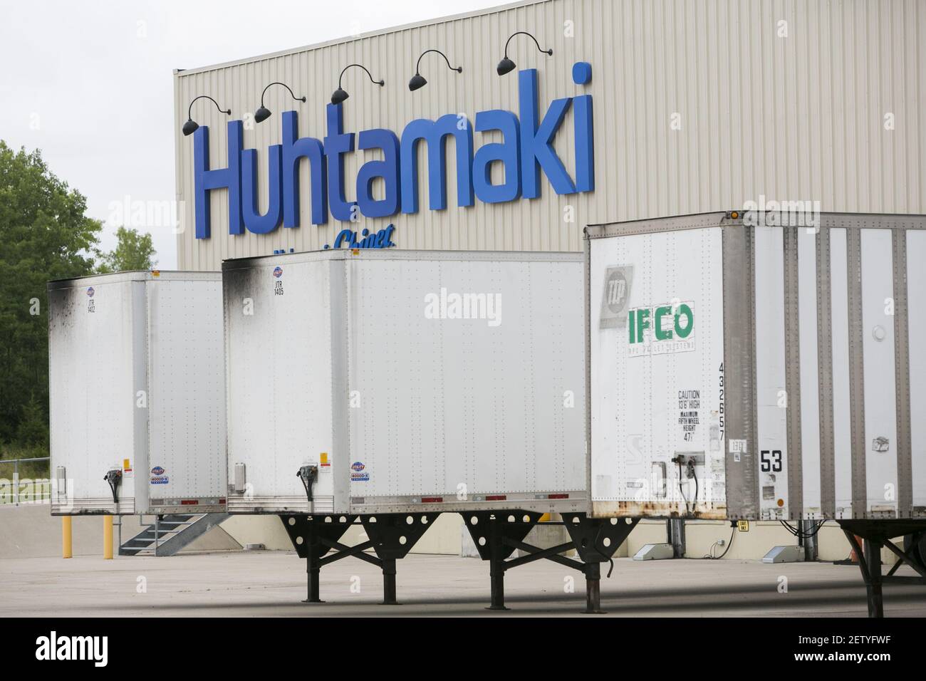 A Logo Sign Outside Of Facility Occupied By Huhtamaki In Batavia Ohio