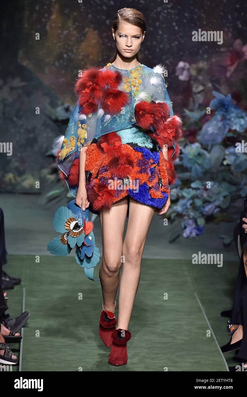 Fendi Paris Haute Couture Fall Winter 2017-2018 in Paris, France on ...