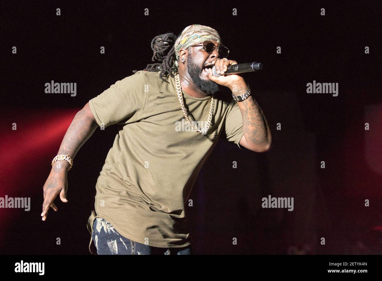 T-Pain (Faheem Rashad Najm) during Summerfest Music Festival at Henry ...