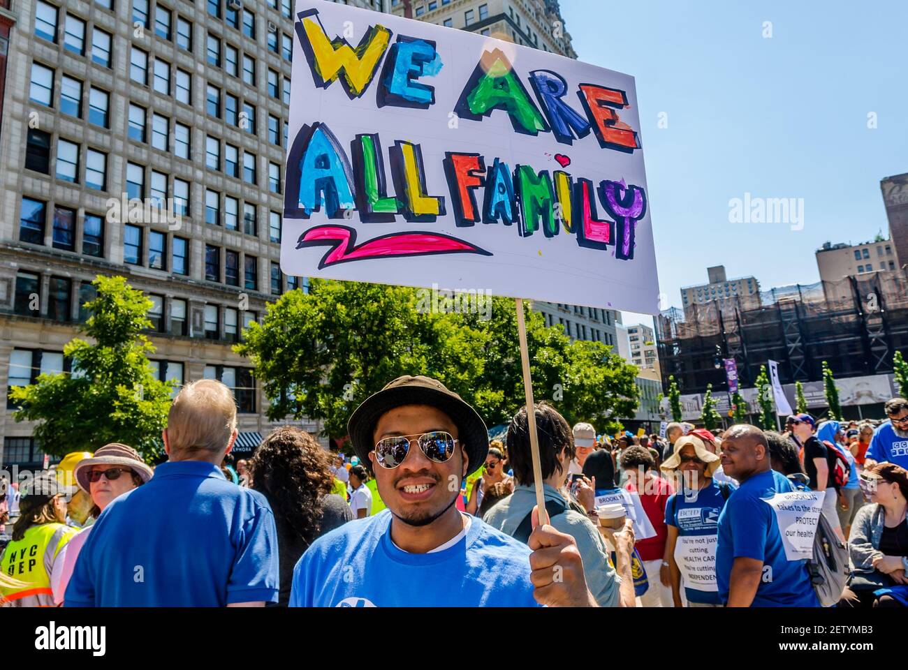 New York celebrated the third annual Disability Pride with a colorful ...