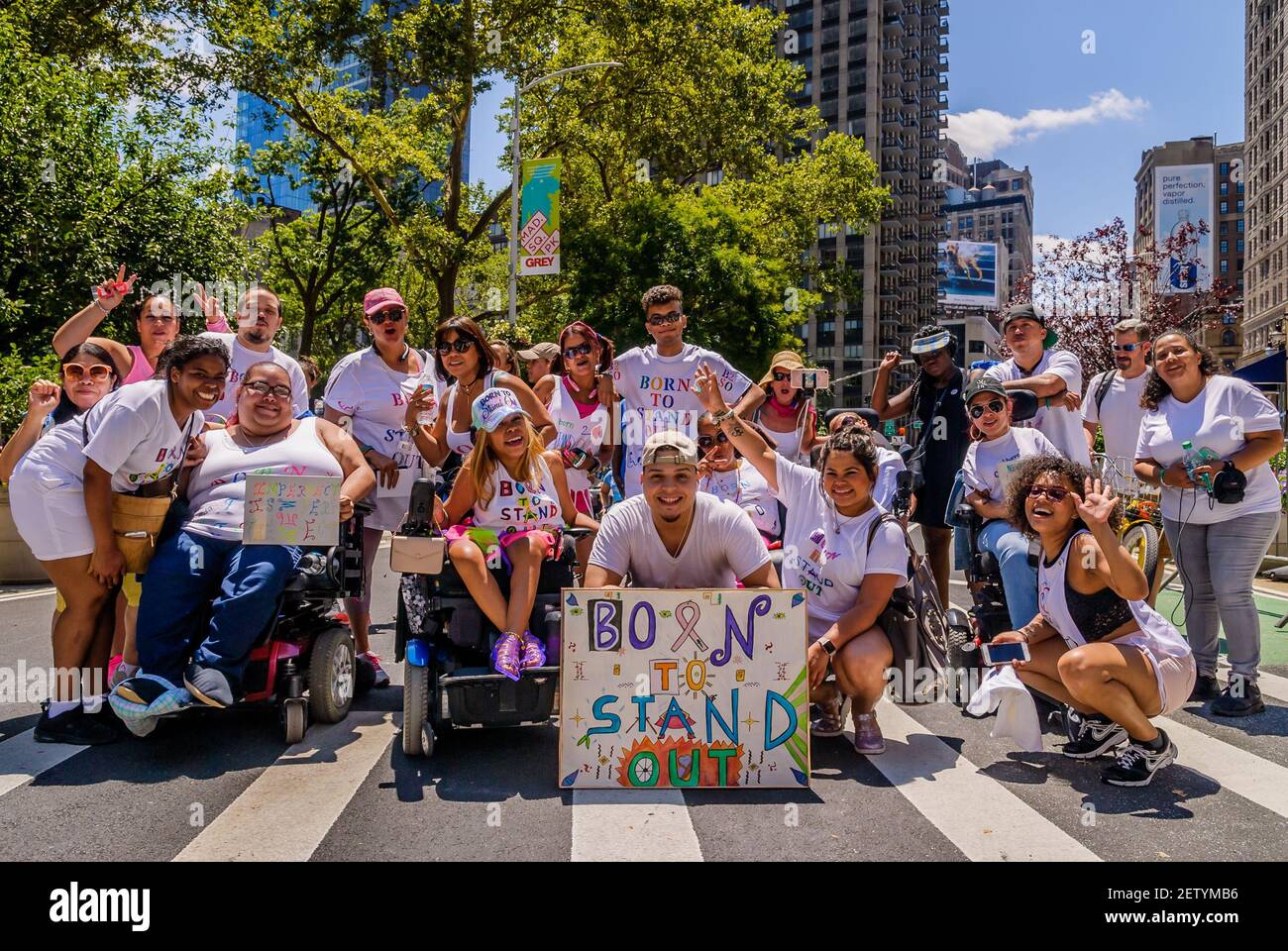 New York celebrated the third annual Disability Pride with a colorful ...