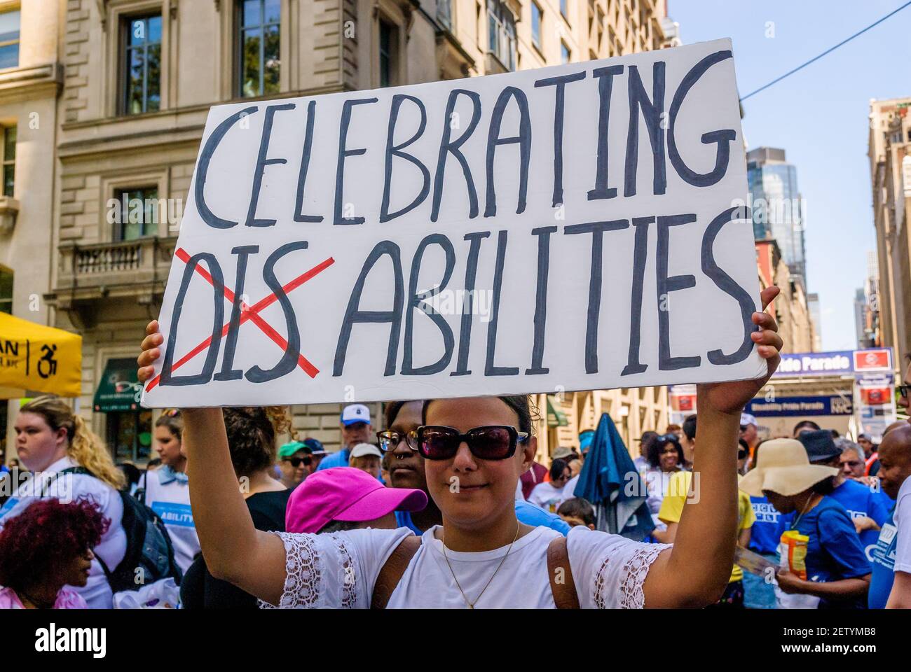New York celebrated the third annual Disability Pride with a colorful ...