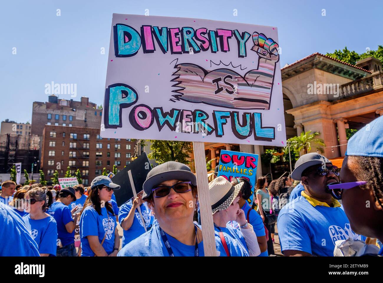 New York celebrated the third annual Disability Pride with a colorful ...
