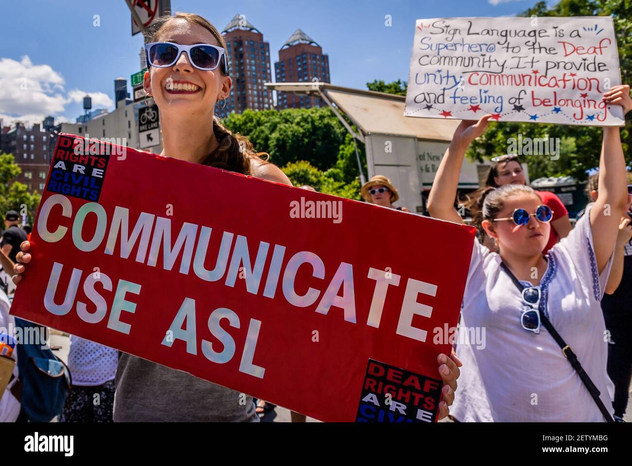 New York celebrated the third annual Disability Pride with a colorful ...