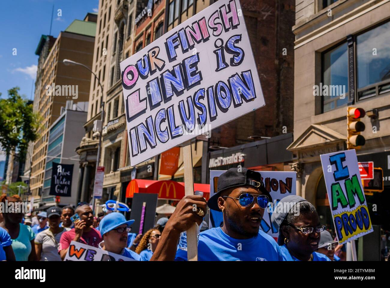 New York celebrated the third annual Disability Pride with a colorful ...