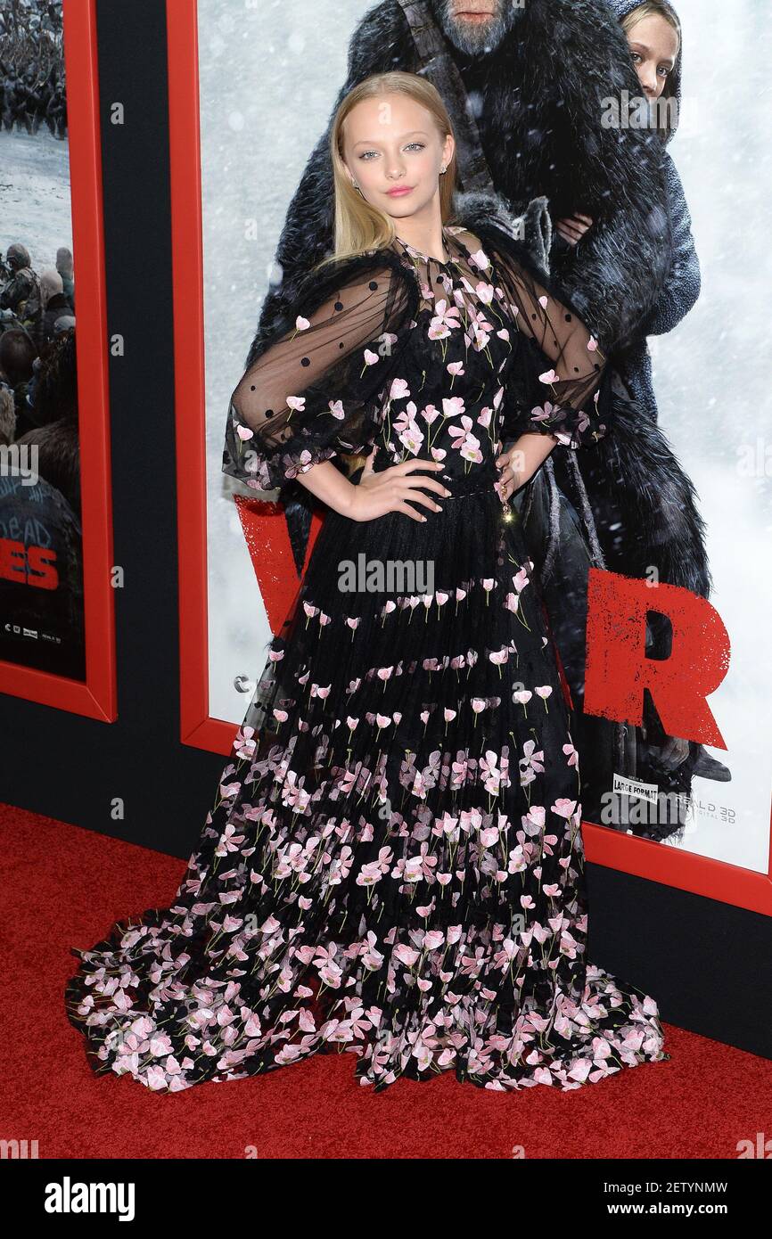 Actress Amiah Miller Attends The War For The Planet Of The Apes