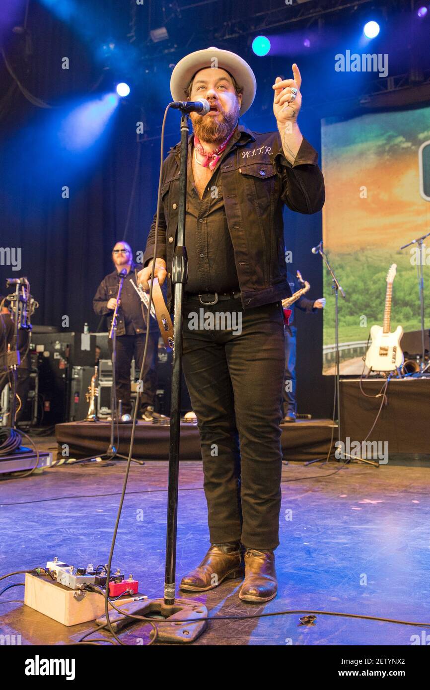 Nathaniel Rateliff of Nathaniel Rateliff & The NIght Sweats during ...