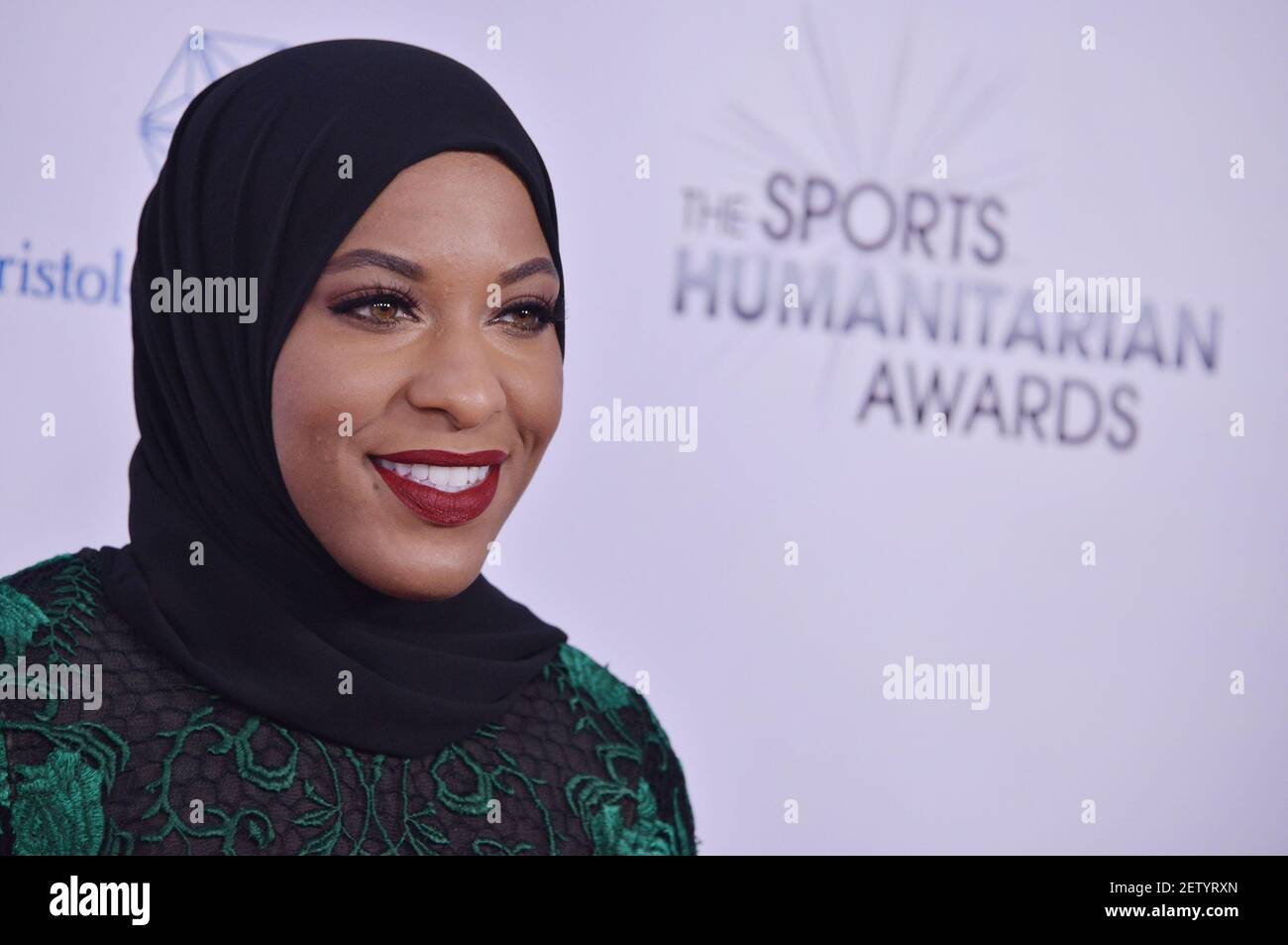 Ibtihaj Muhammad arrives at the 3rd Annual Sports Humanitarian Of The ...