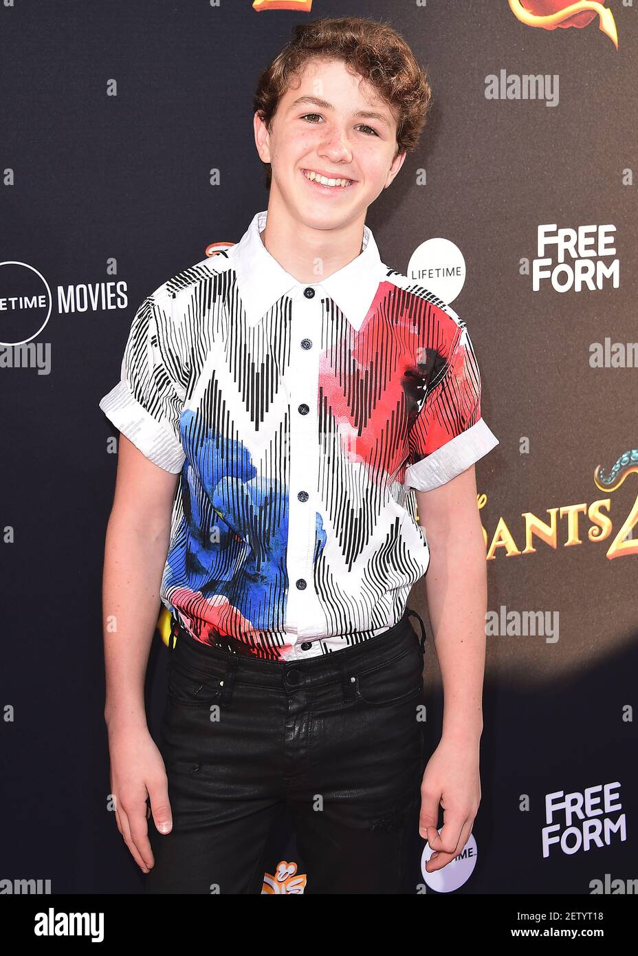 HOLLYWOOD, CA - JULY 12: Ethan Wacker at the premiere of Disney Channel ...
