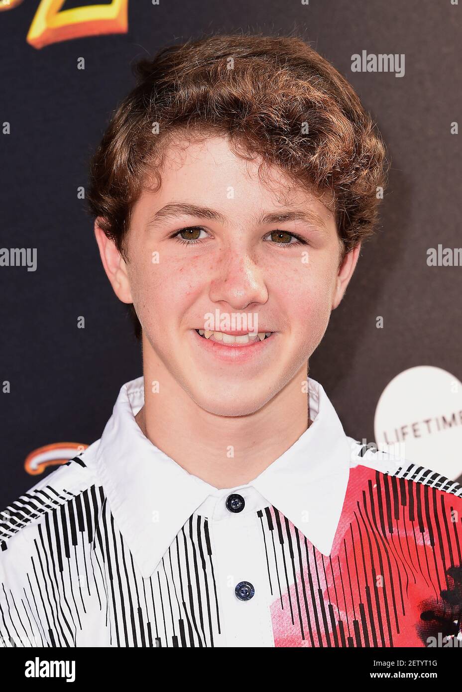 HOLLYWOOD, CA - JULY 12: Ethan Wacker at the premiere of Disney Channel ...