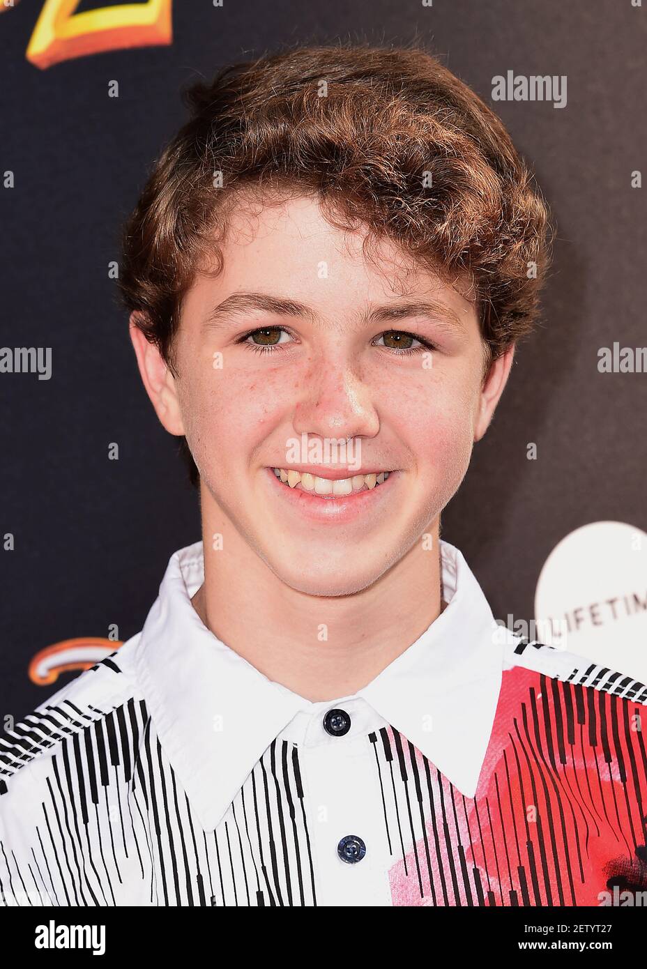 HOLLYWOOD, CA - JULY 12: Ethan Wacker at the premiere of Disney Channel ...