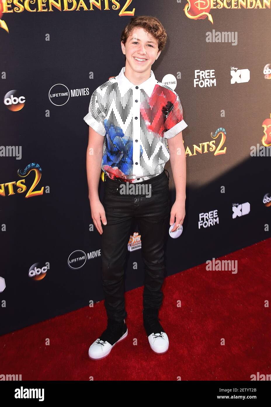 HOLLYWOOD, CA - JULY 12: Ethan Wacker at the premiere of Disney Channel ...