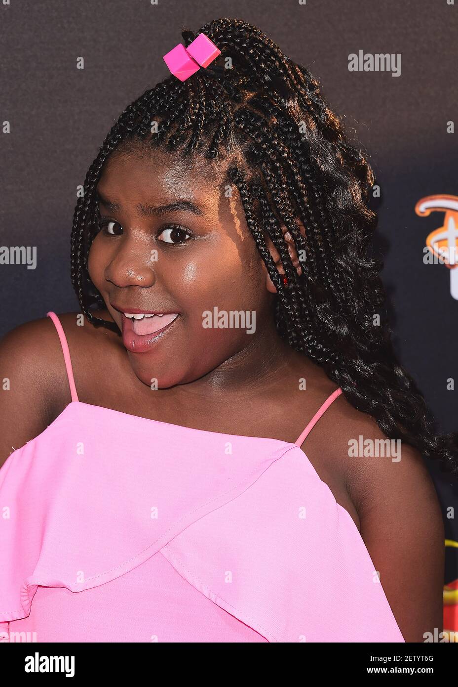 HOLLYWOOD, CA - JULY 12: Trinitee Stokes at the premiere of Disney ...