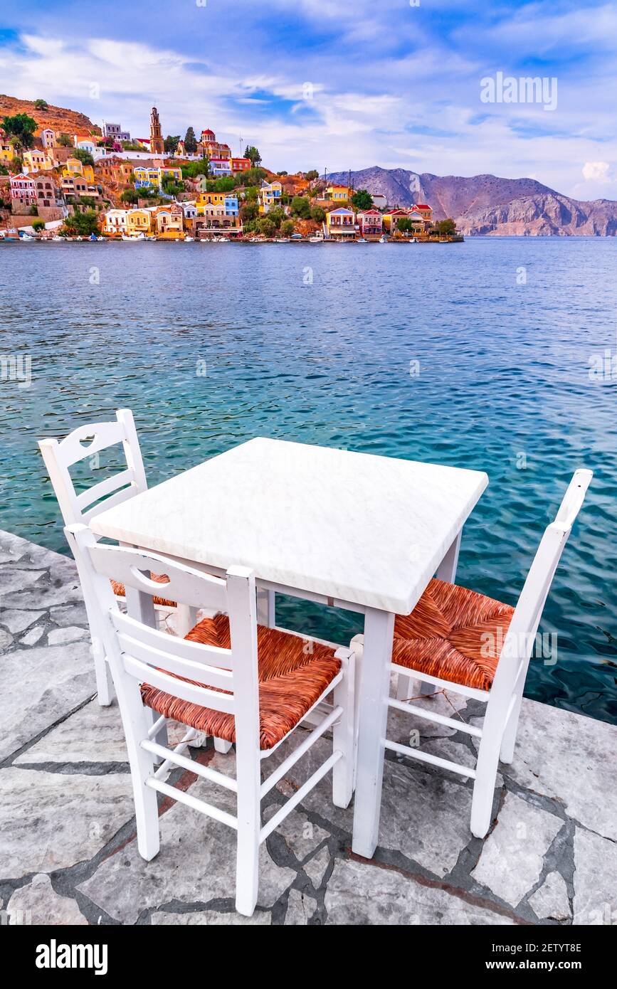 Typical greek tavern restaurant in hi-res stock photography and images ...