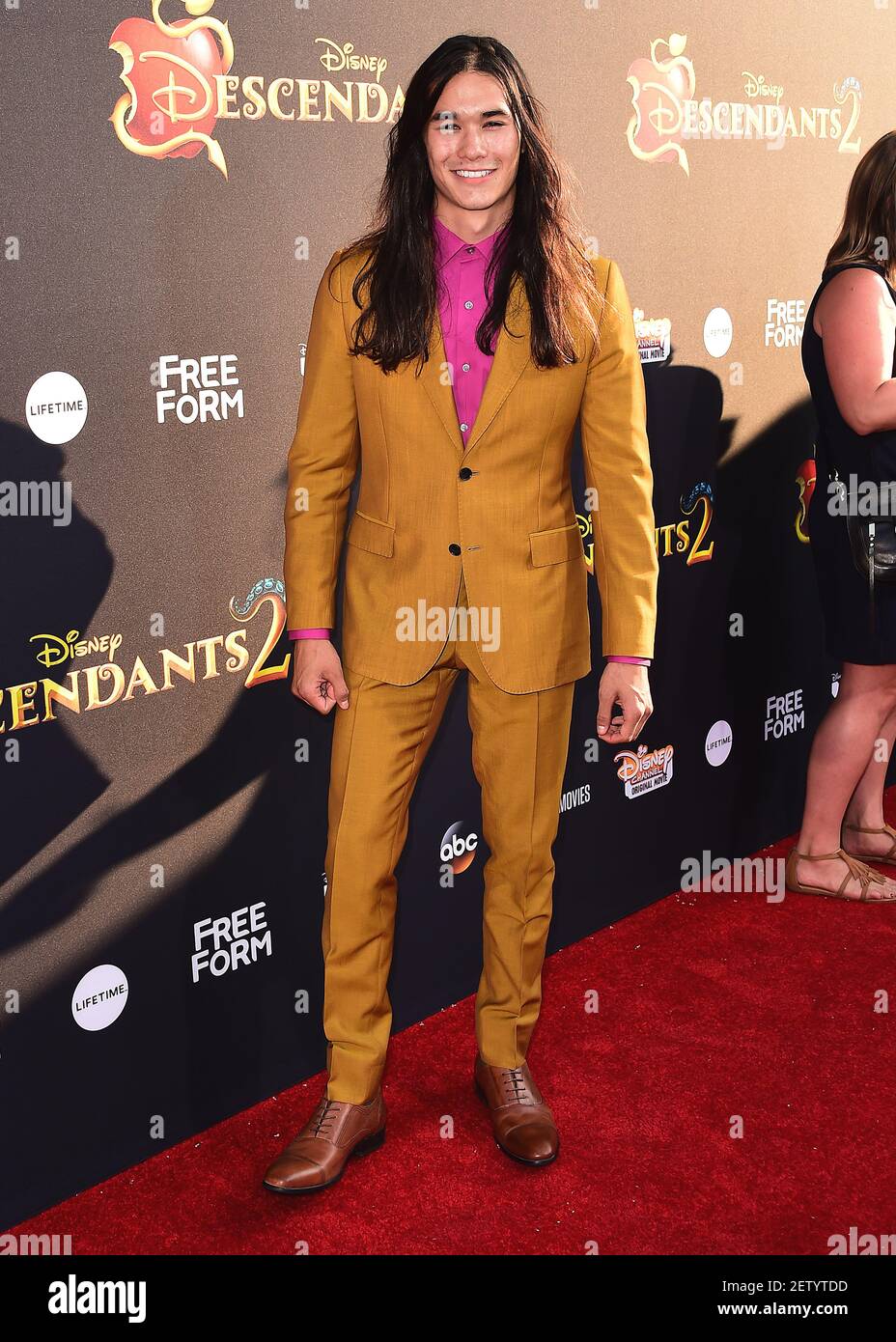 HOLLYWOOD, CA - JULY 12: Booboo Stewart at the premiere of Disney ...