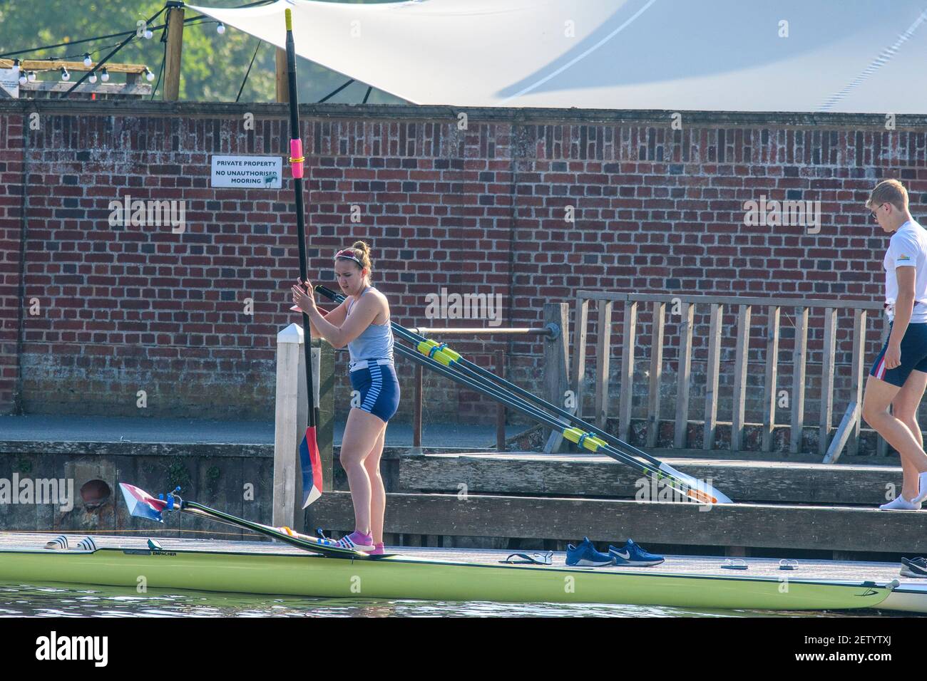 Into the waterside gate oar lock hi-res stock photography and images ...