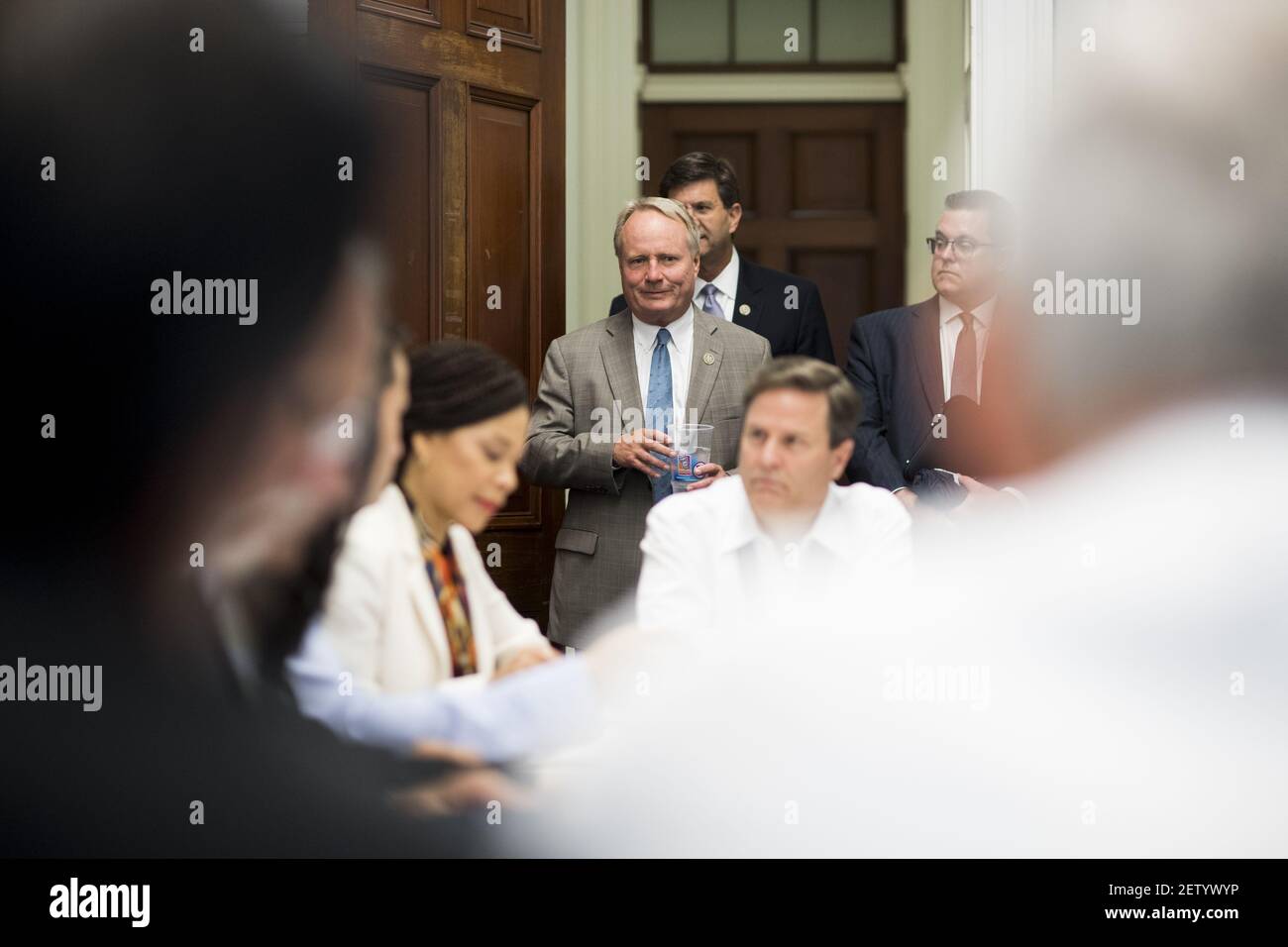 UNITED STATES - JULY 12: Rep. David Joyce, R-Ohio, arrives for the ...