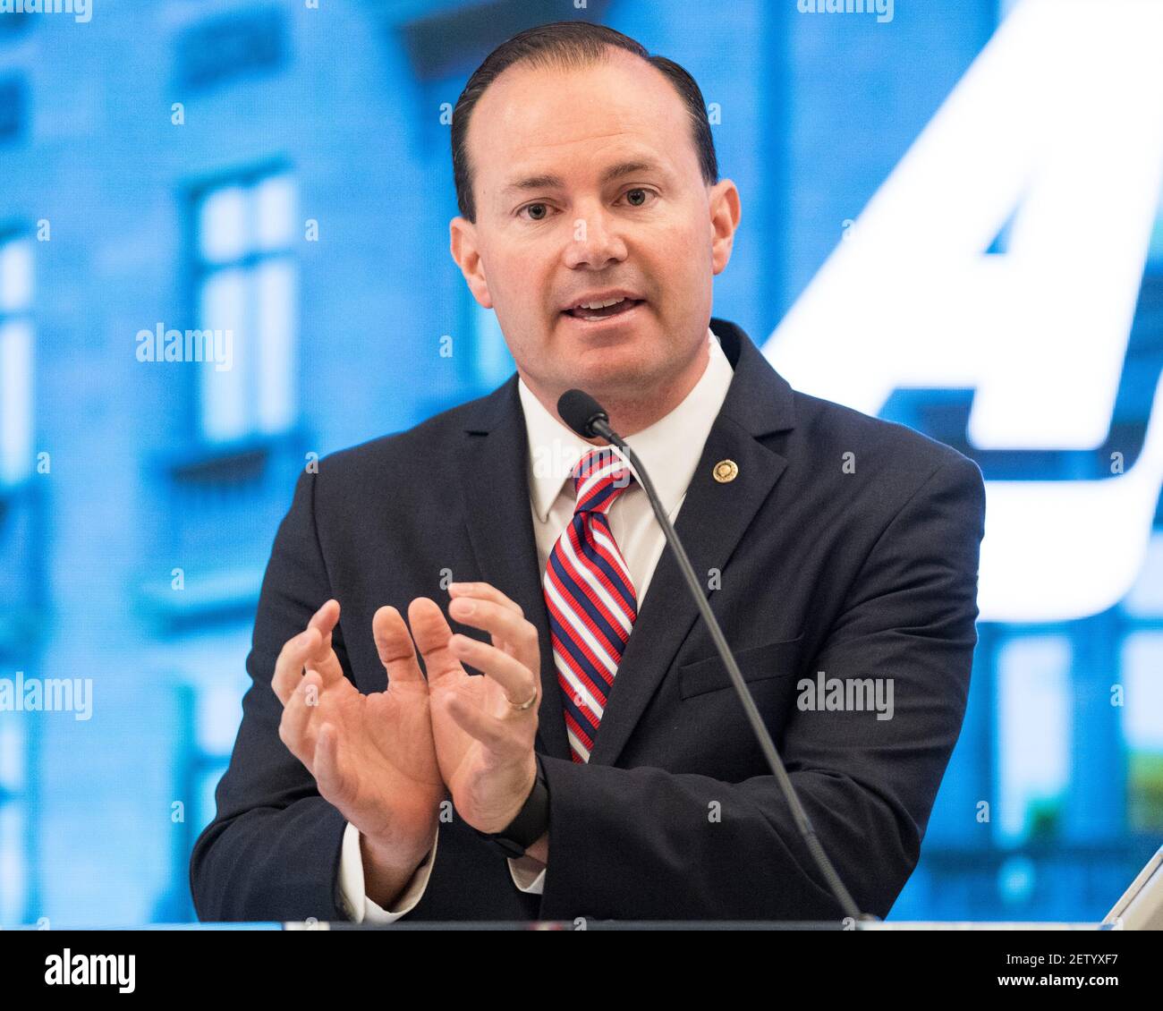 Senator Mike Lee (R-Utah) at the American Enterprise Institute in ...